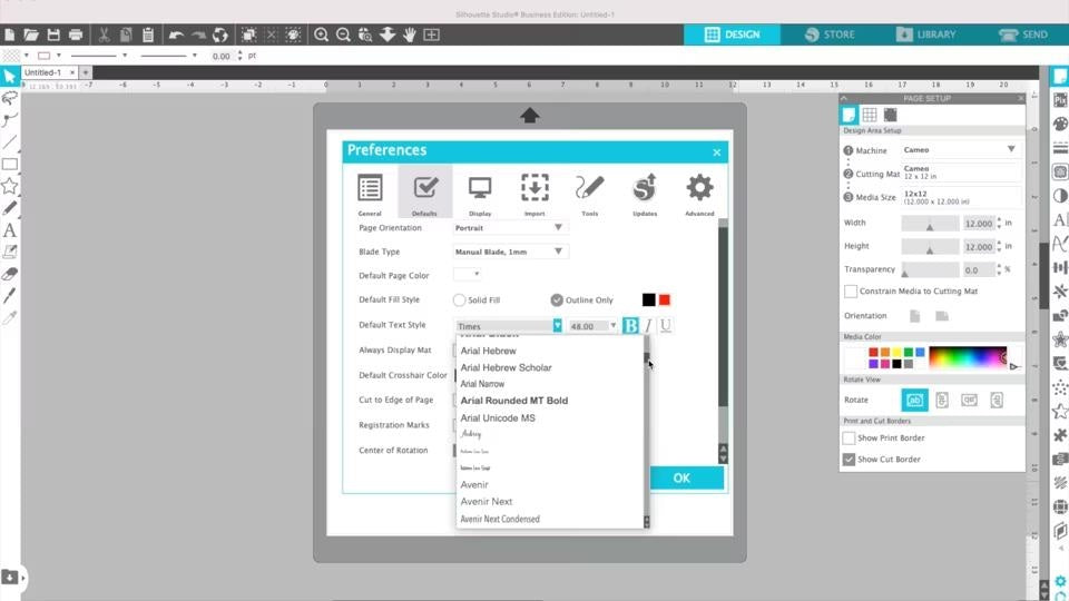 How to Set the Default Text Style in Silhouette Studio - Silhouette U