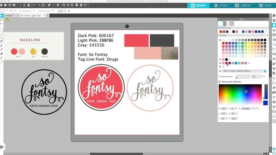 Adding New Color Palettes in Silhouette Studio - Silhouette U