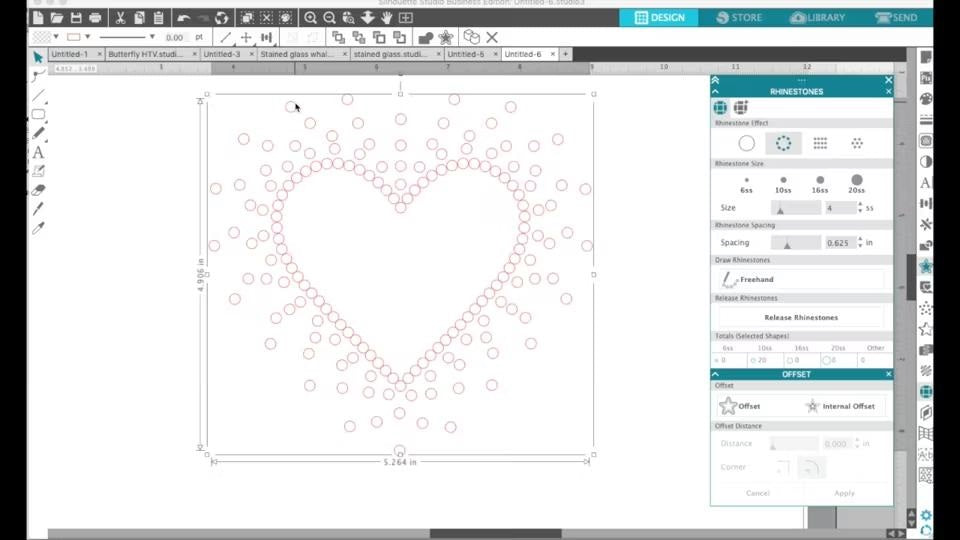 How to Design Rhinestone Spray Designs - Silhouette U