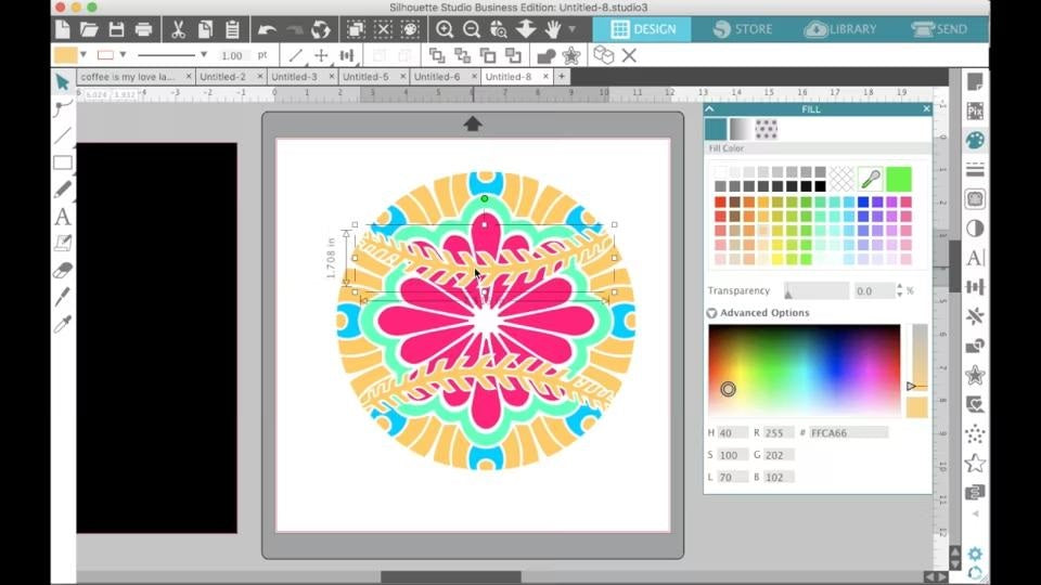 Use the Silhouette Studio Fill Color Tool for More Than Print and Cut ...