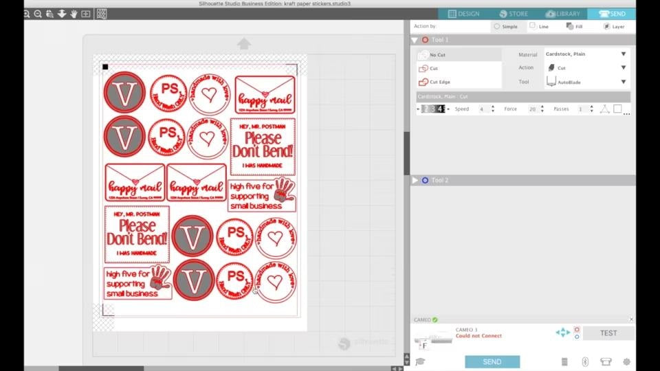Understanding: Cut, No Cut, Cut Edge in Silhouette Studio - Silhouette U