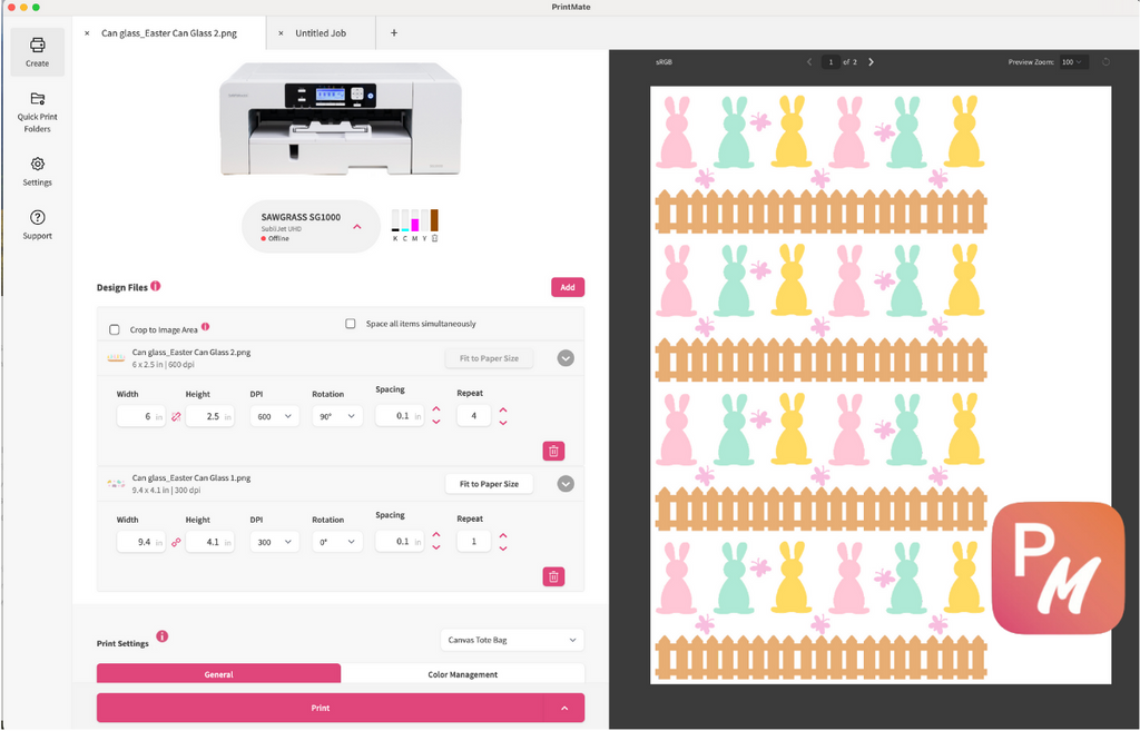 Beginner Video: How to Use Sawgrass Print Mate for Beginners - Silhouette U