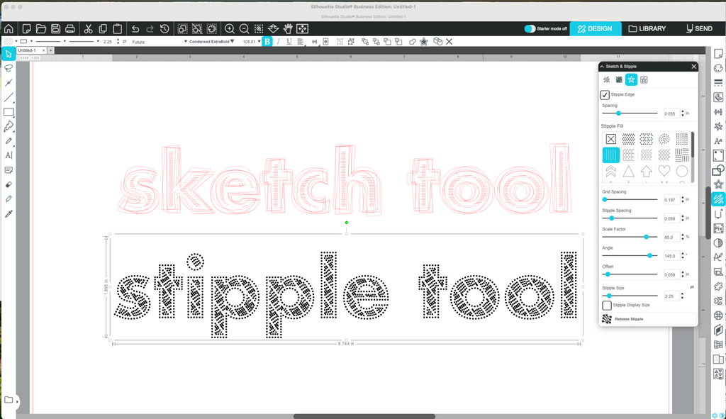 Beginner Video: Introduction to Sketch and Stipple Tool in Silhouette ...