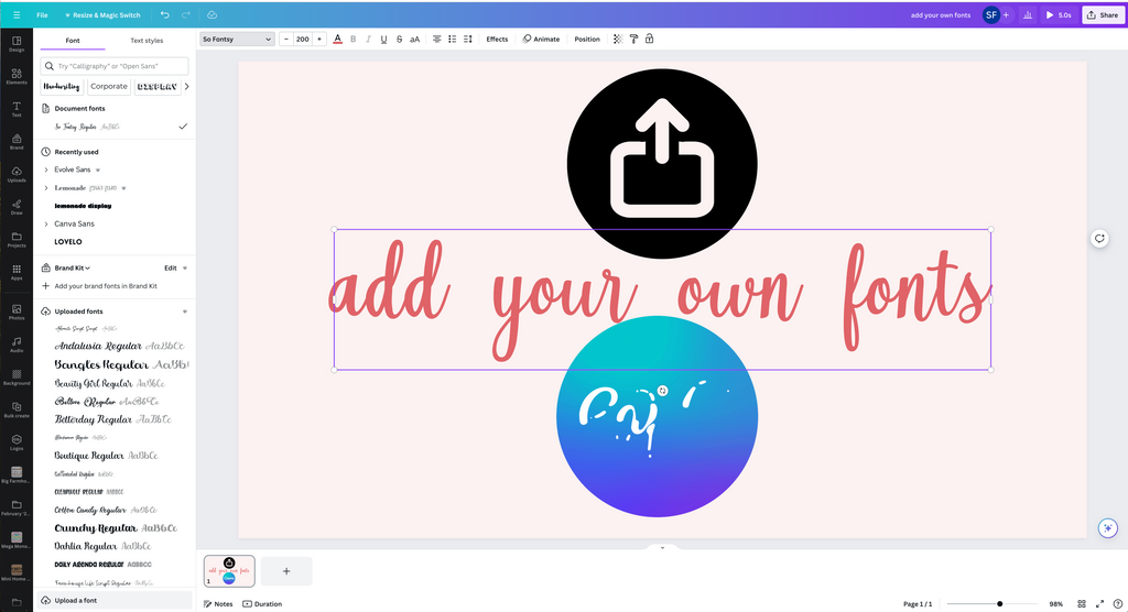 Business Video: How to Add Your Own Fonts to Canva - Silhouette U