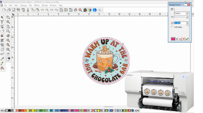 Homework 42.1: How to Make Kiss Cut Lines and Perf Cut Lines in Flexi ...