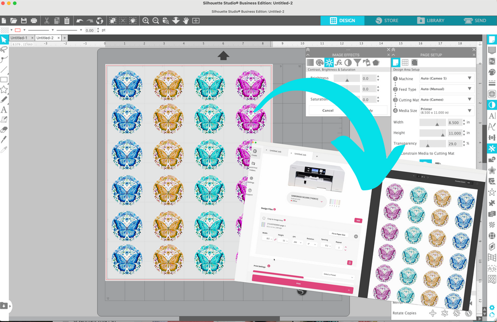 Intermediate Video: How to Print Directly to Sawgrass Print Mate From ...