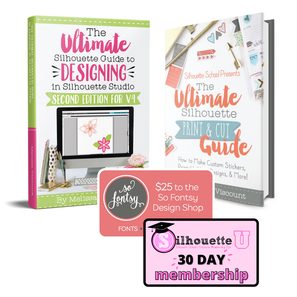 Ultimate Silhouette Print and Cut Design eBook Bundle - Silhouette U