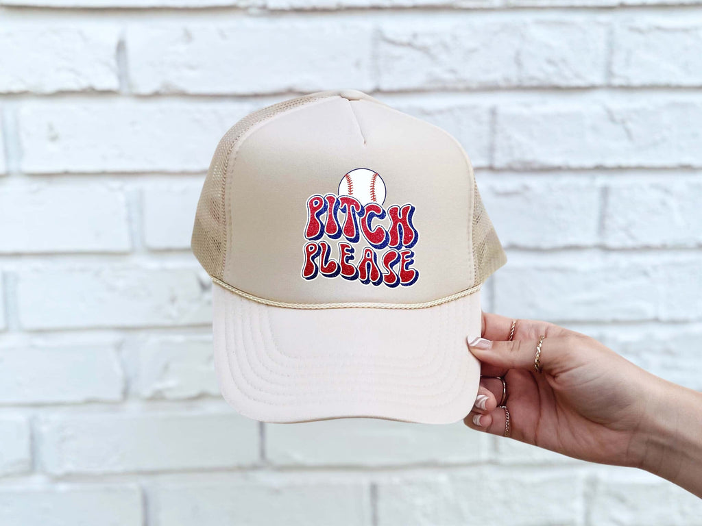 Pitch Please Baseball DTF Transfer - Silhouette U