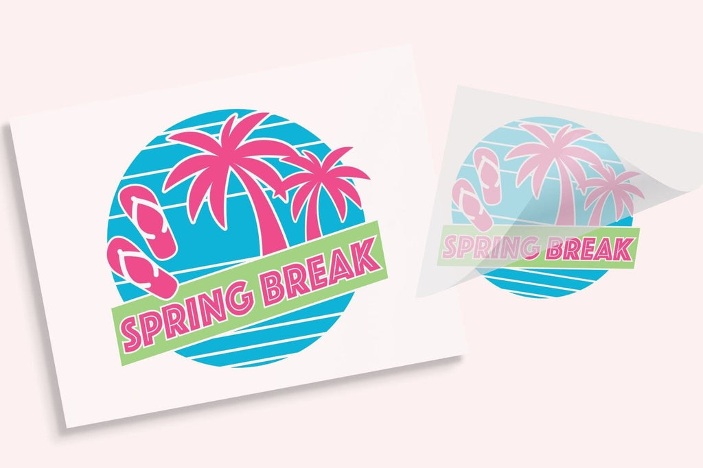 Retro Spring Break DTF Transfer - Silhouette U