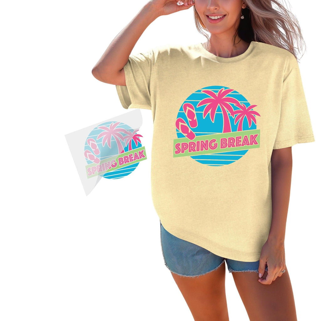 Retro Spring Break DTF Transfer - Silhouette U