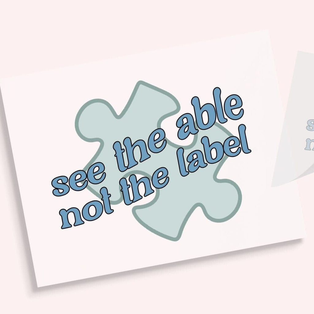 See The Able Autism Awareness DTF Transfer - Silhouette U